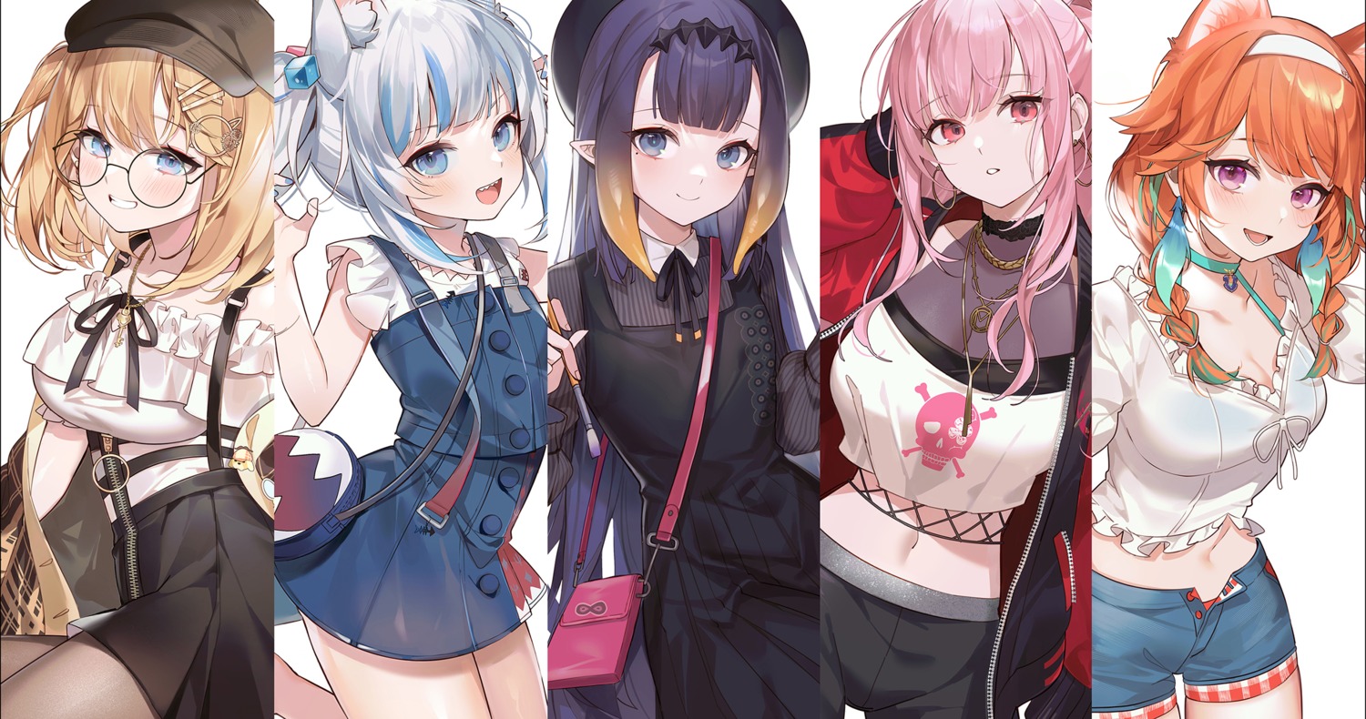 machi (7769) hololive hololive english gawr gura mori calliope ninomae ina'nis takanashi kiara ...